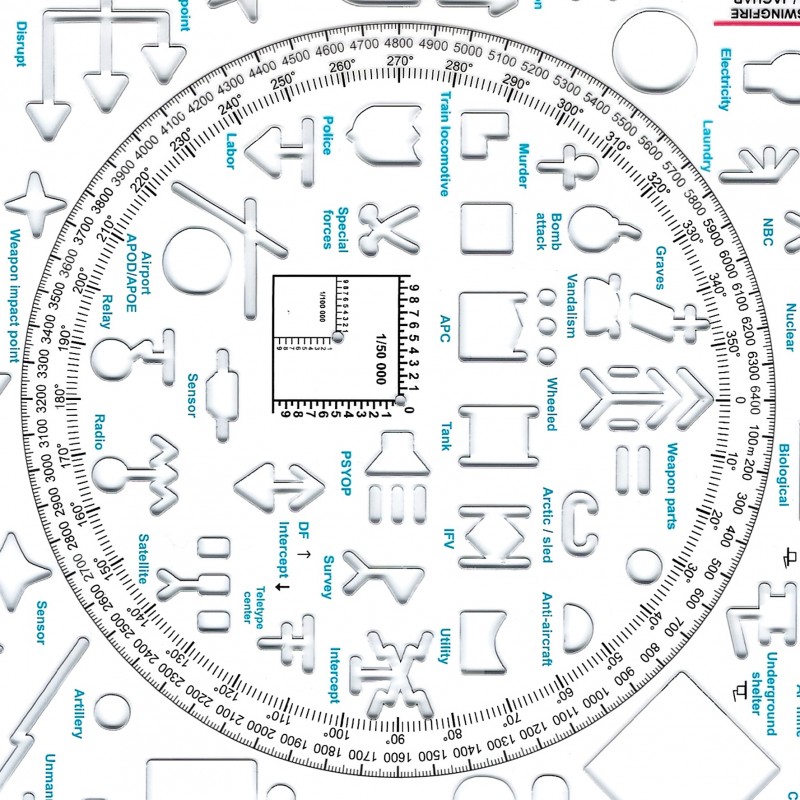 Normographe NATO APP6A StaffCraft - OTAN